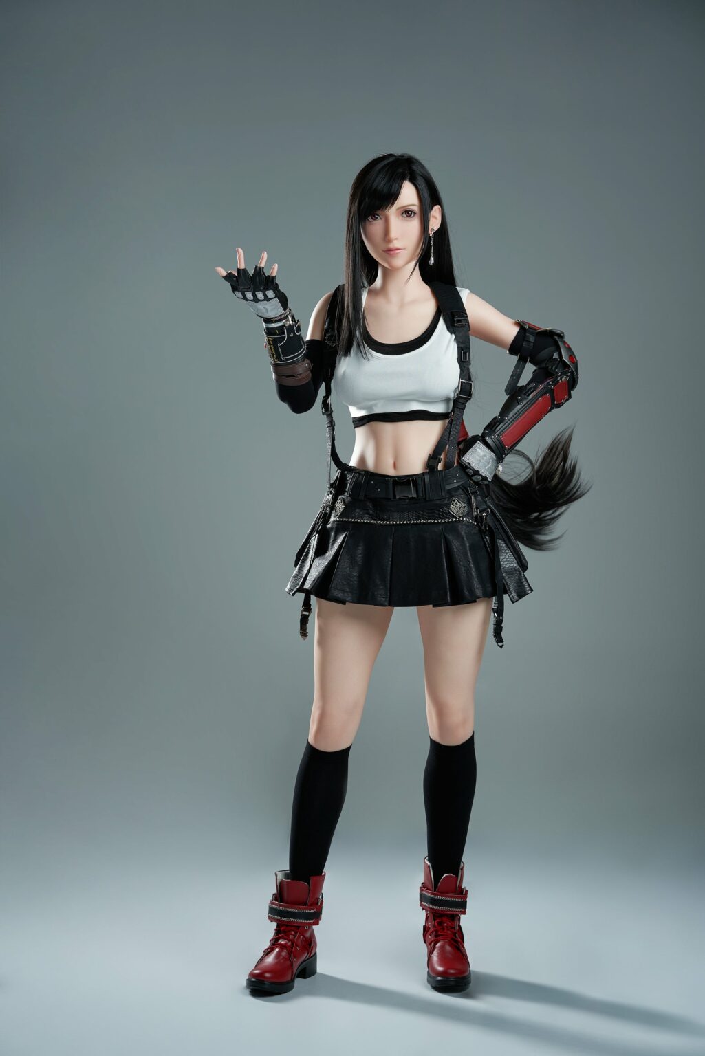 Tifa Muñeca Sexual Anime Final Fantasy De Pelo Negro Con Cabeza De Silicona Vsdoll
