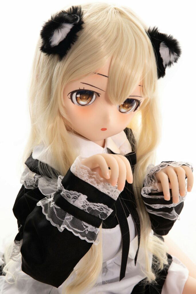 Ikumi Blonde Anime Sex Doll With Pvc Head Vsdoll