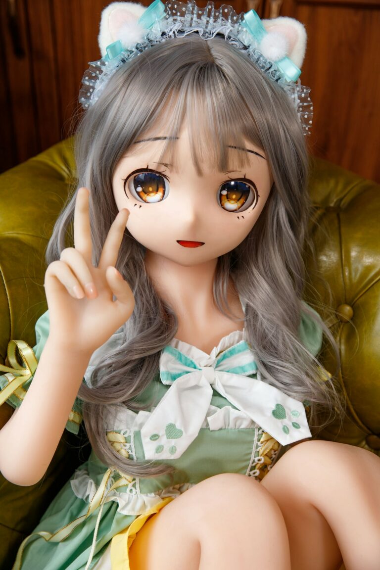 Akina Mini Anime Sex Doll With Pvc Head Vsdoll