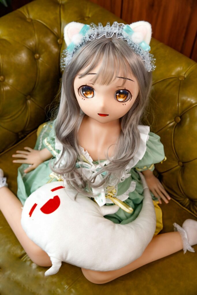 Akina Mini Anime Sex Doll With Pvc Head Vsdoll