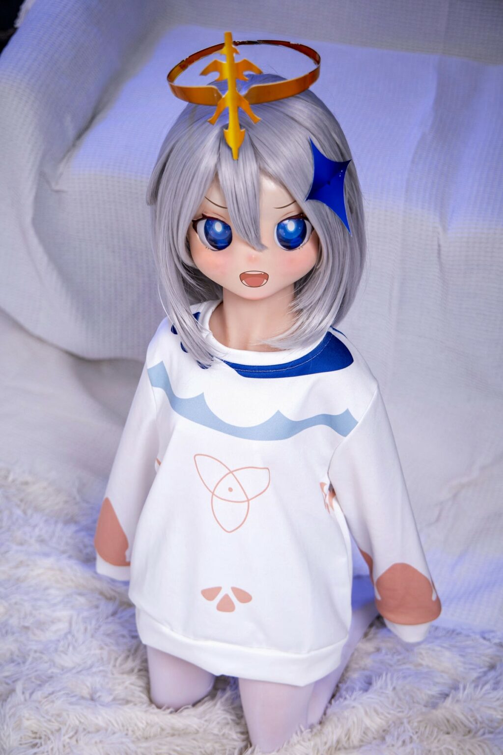 Paimon Genshin Anime Mini Sex Bábika S Pvc Hlavou Vsdoll