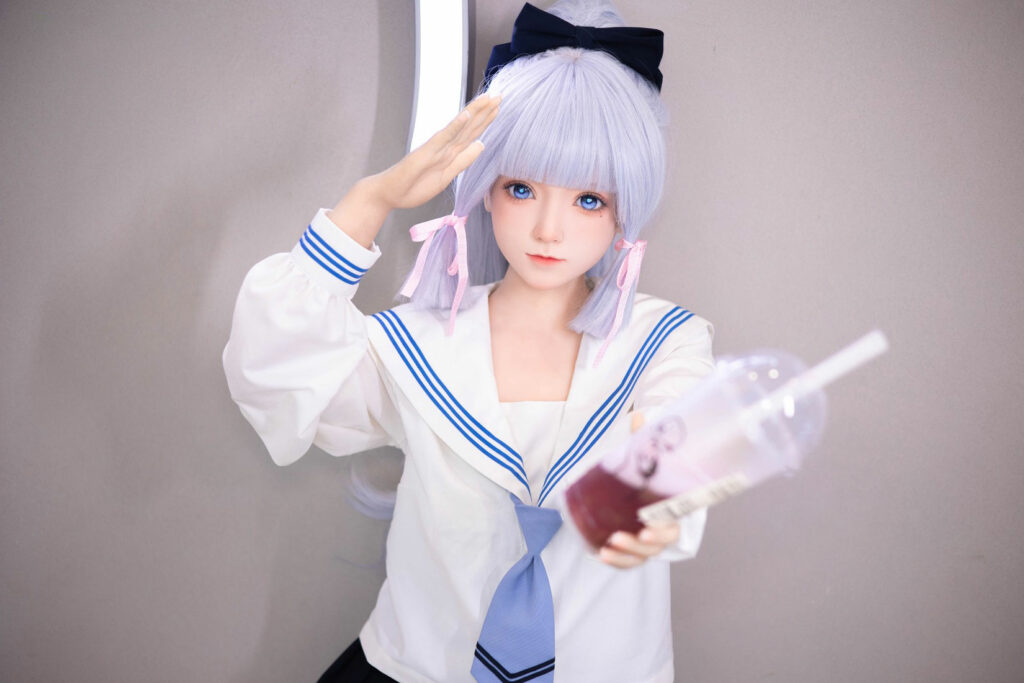 Kamisato Ayaka Genshin Impact Celebridad Muñeca Sexual Anime De Pecho